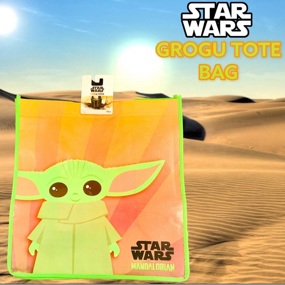 Star Wars | Bags | Star Wars The Mandalorian The Child Grogu Tote Bag ...